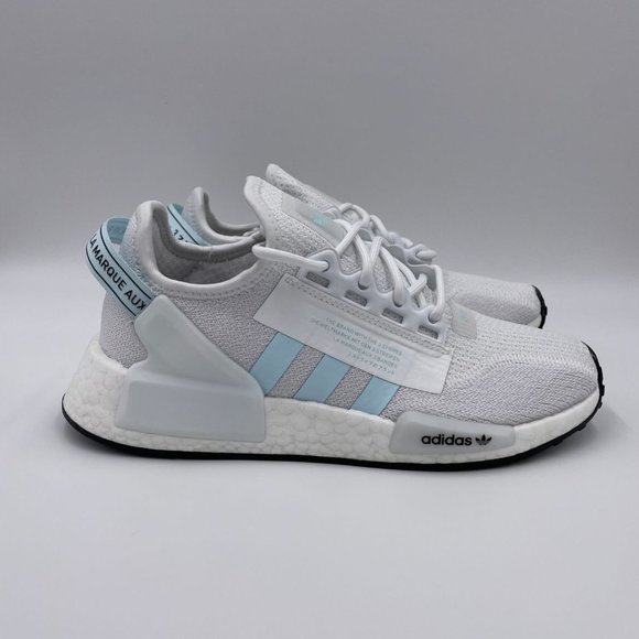 adidas | Shoes | Adidas Nmd Rv2 White Blue Womens Shoes | Poshmark